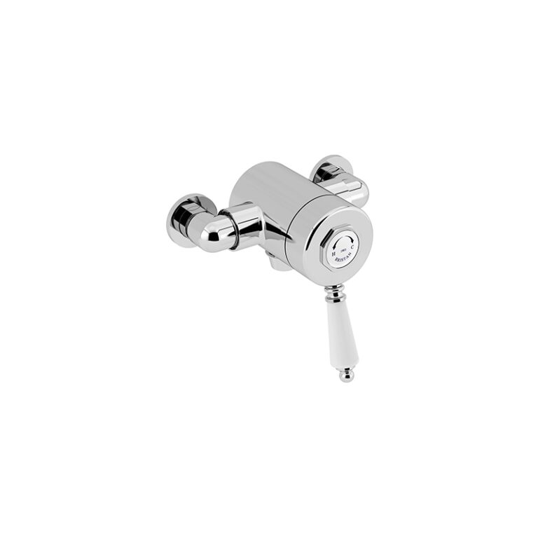 Bristan 1901 Exposed Shower Valve with Diverter & Rigid Riser