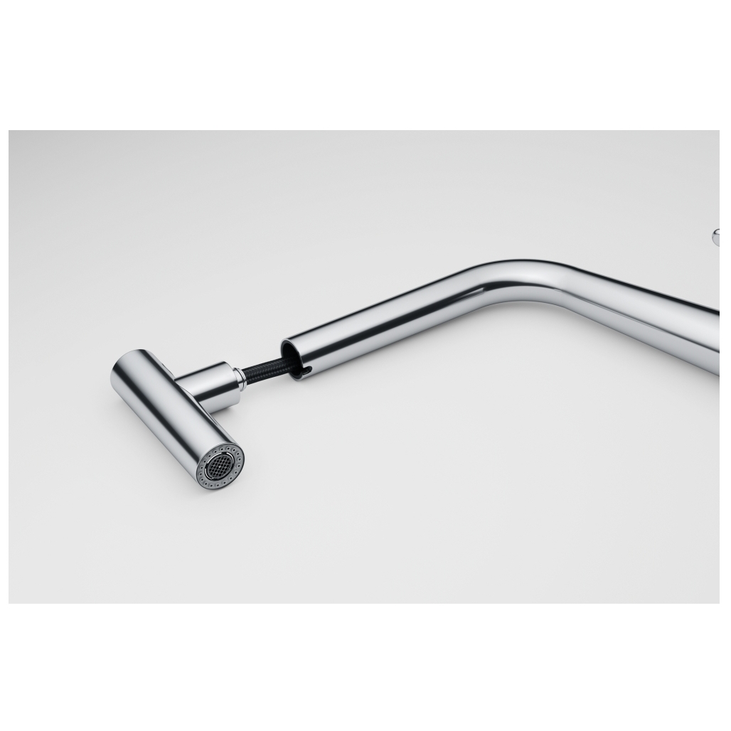 Franke Icon Designer Pull Out Double Jet Sink Mixer Chrome