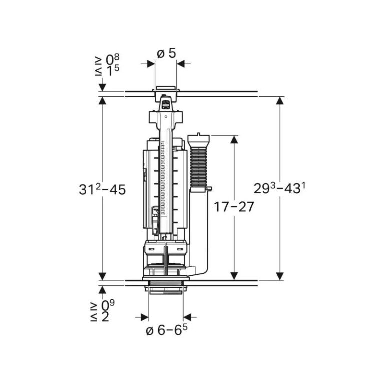 Geberit Flush Valve Type 290 282.352.21.1