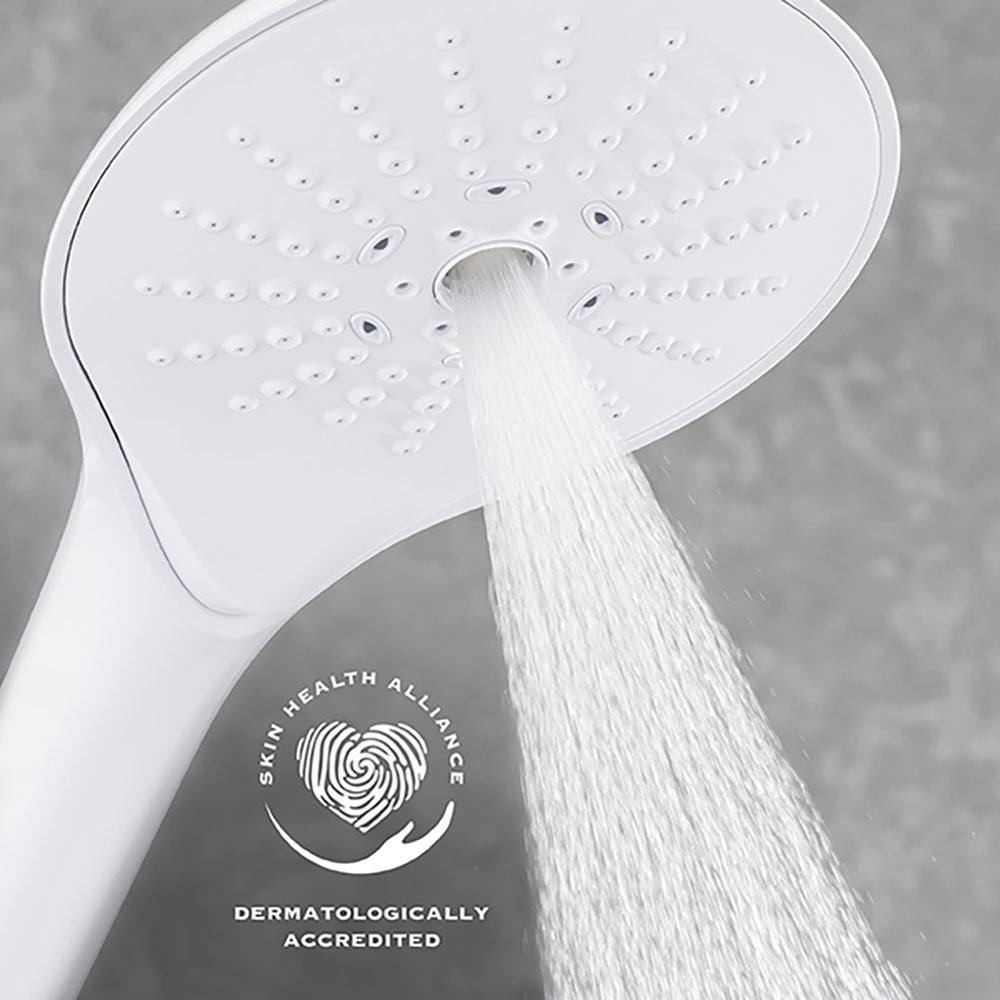 Mira Switch 130mm Four Spray Hand Shower White 2.1605.262