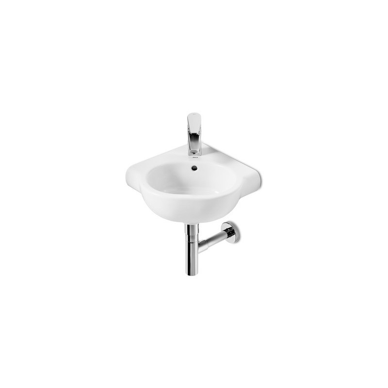 Roca Meridian-N Compact Corner Basin 350 x 350mm 1 Taphole