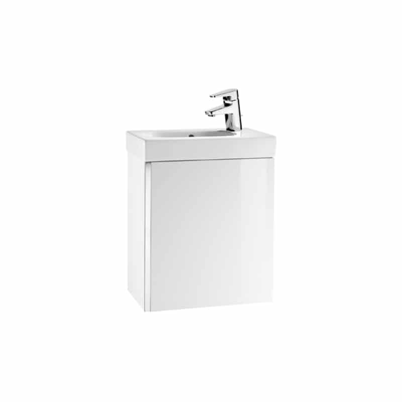 Roca Mini Unik Basin & Base Unit Gloss White