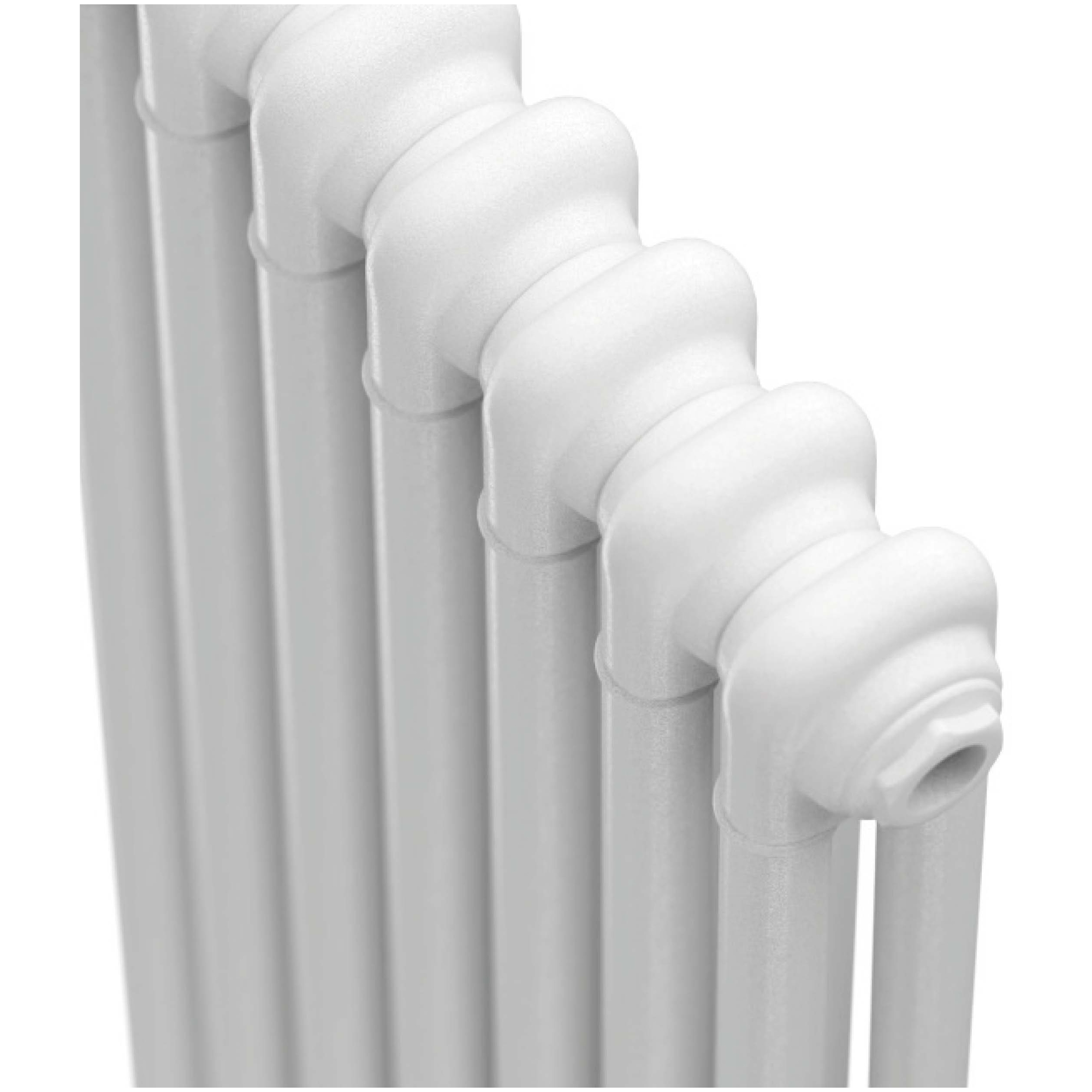 Scudo 2 Column Vertical Designer Radiator 1500 x 335mm White