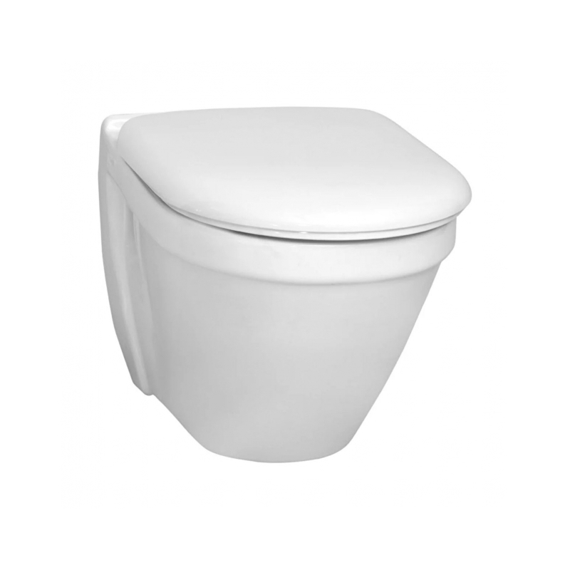 Vitra S50 Compact Wall Hung Toilet Pan & Standard Seat